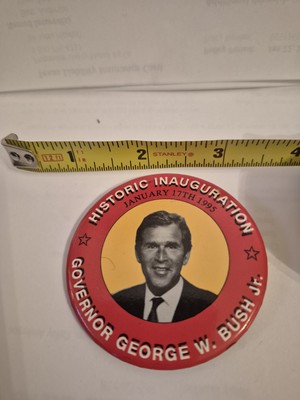 George W Bush 1995 Governor Inauguration pin | eBay