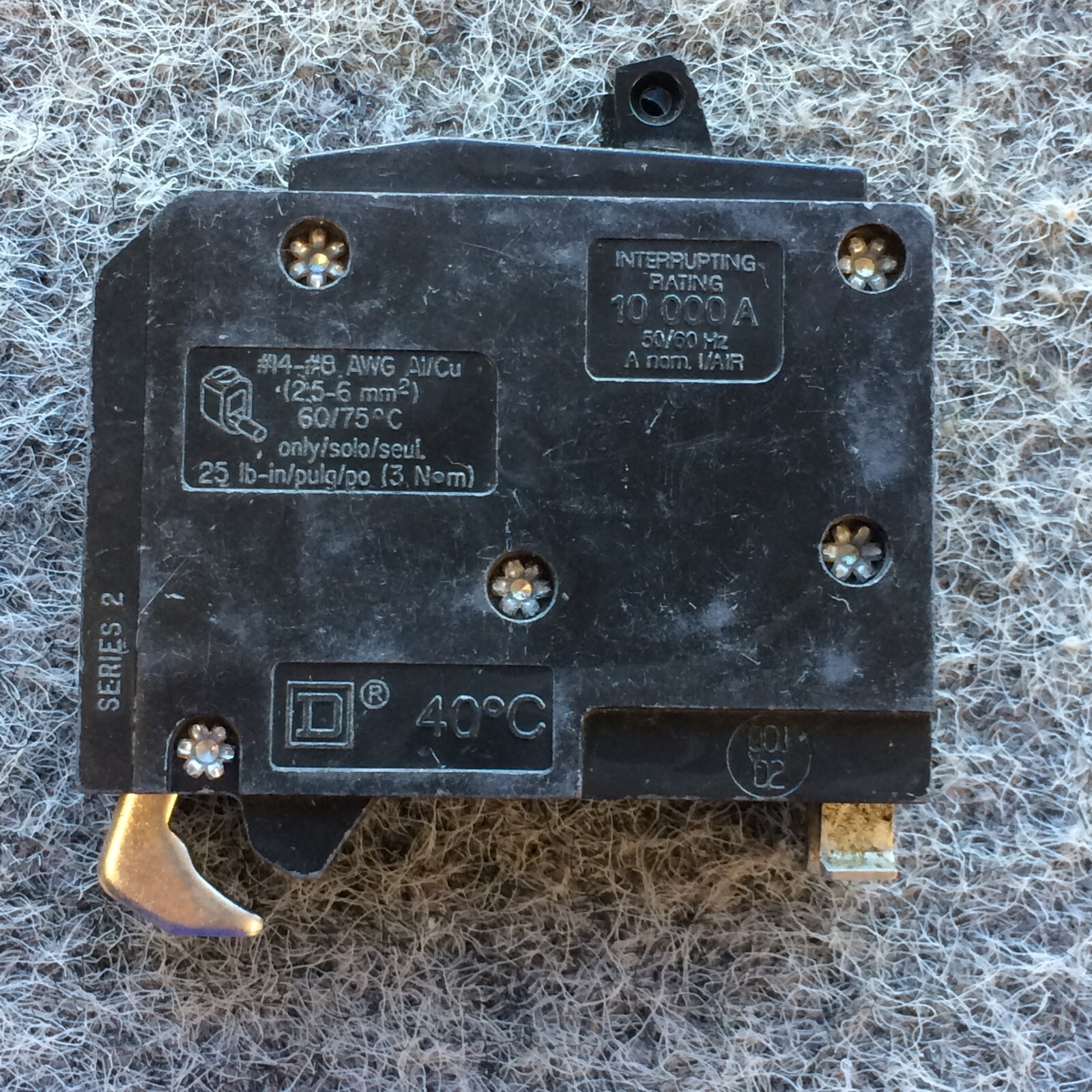 Square D QOT2020 QO2020 1 Pole Mini 20 Amp Tandem Dual Circuit Breaker ...