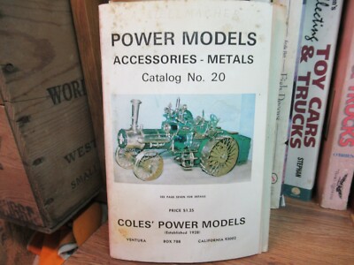 Coles' Power Models Ventura California 1966 parts Catalog #20 toys ...