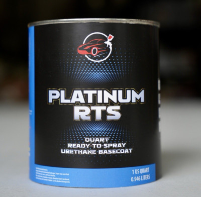 Ebony Black QUART Ready To Spray Basecoat Automotive Paint | Urethane ...