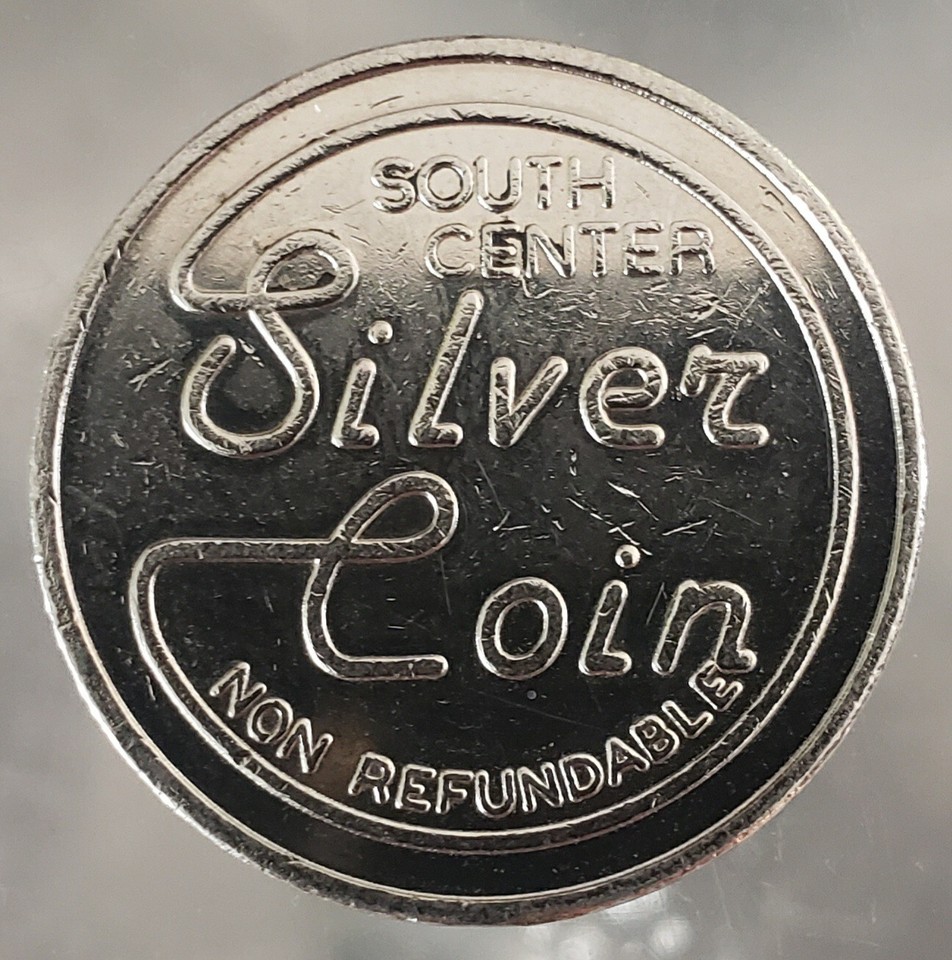 SILVER COIN GAME ROOM ARCADE TOKEN From KITSAP MALL SILVERDALE ...