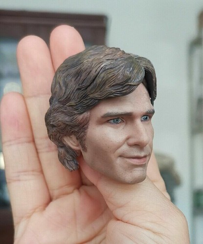1/6 Head Sculpt Han Solo Smile Ver .Model For 12"Male Action Figure ...