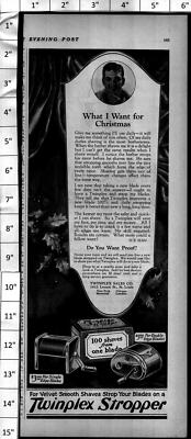 1924 Twinplex Stropper Razor Shaving Strop Sharpening Vintage Print Ad ...