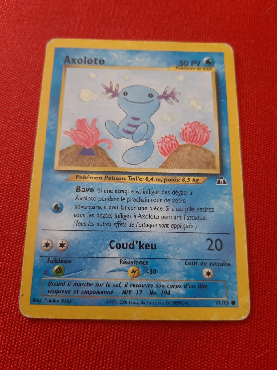 Axolotl Pokemon Card