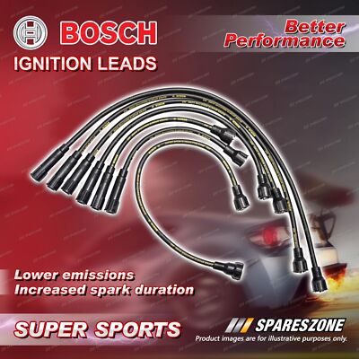 Bosch Super Sports Ignition Leads for Holden EJ EK Premier HZ 2.3 5.0 ...