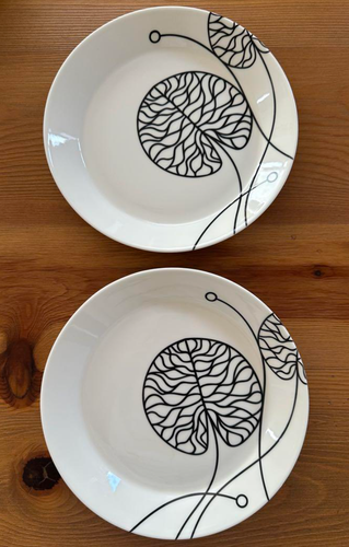 Iittala Marimekko Bottna Dinner Plate 21cm Set of 2 Teema White Dinnerware | eBay
