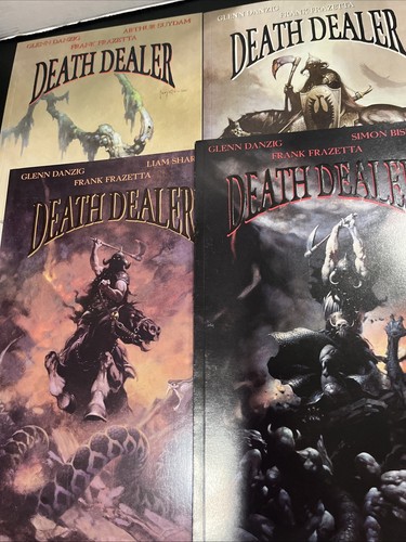 Verotik 1995 Death Dealer 1-4 Complete Set Comics Frazetta Danzig 1 2 3 ...