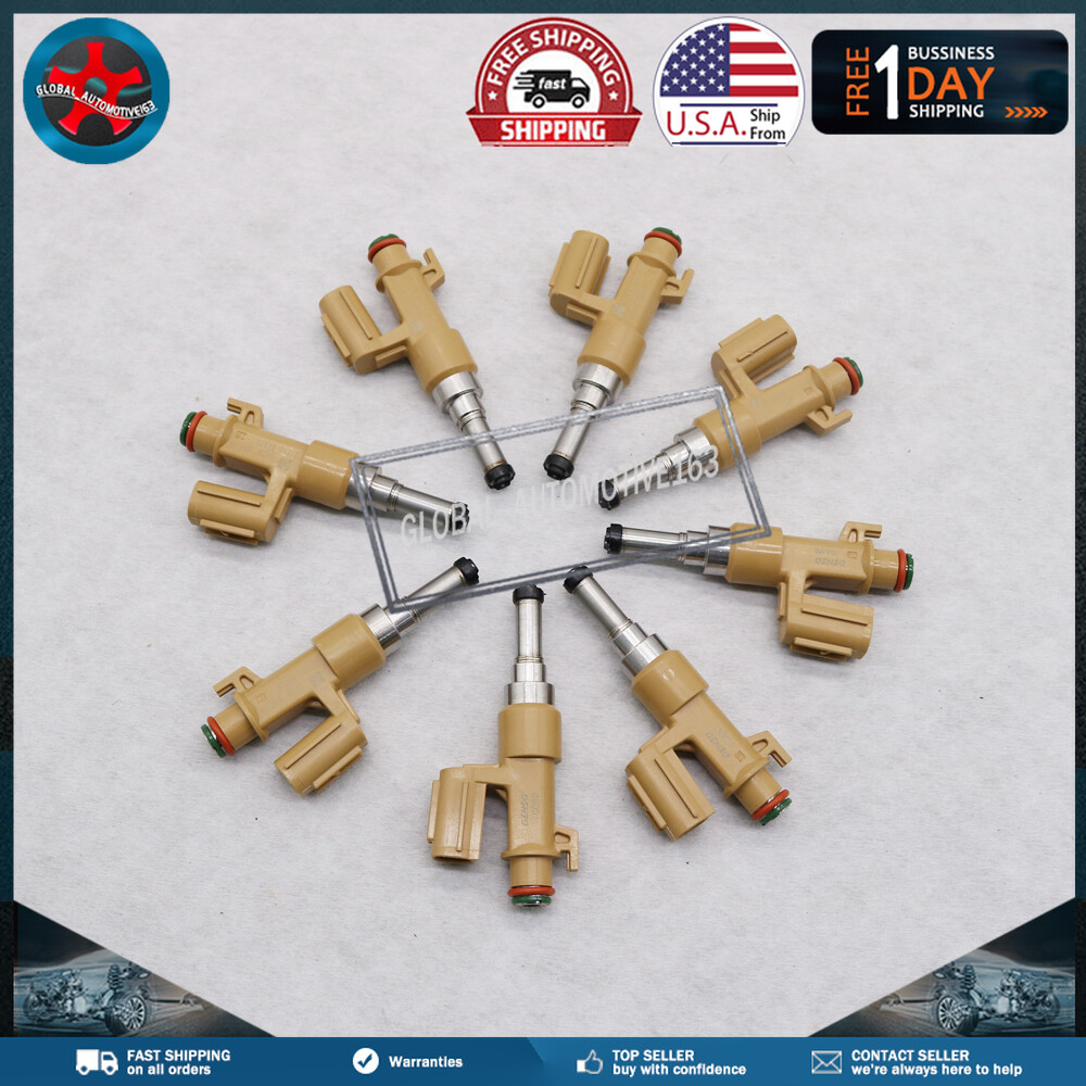 8X Fuel Injectors 23250-0S020 for Toyota Sequoia Tundra Land Cruiser 4. ...