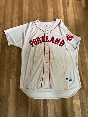#16 Game Used Portland Sea Dogs Gray Road Jersey Red Sox | eBay