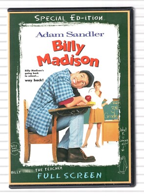 BILLY MADISON - DVD - ADAM SANDLER - BRADLEY WHITFORD - JOSH MOSTEL ...
