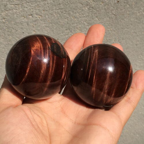 top！1pc Natural red Tiger's eye jasper quartz sphere crystal ball ...