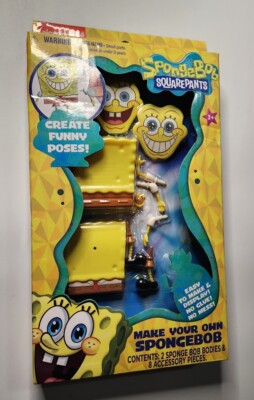 SpongeBob SquarePants Make Your Own SpongeBob Create Funny Poses Toy ...