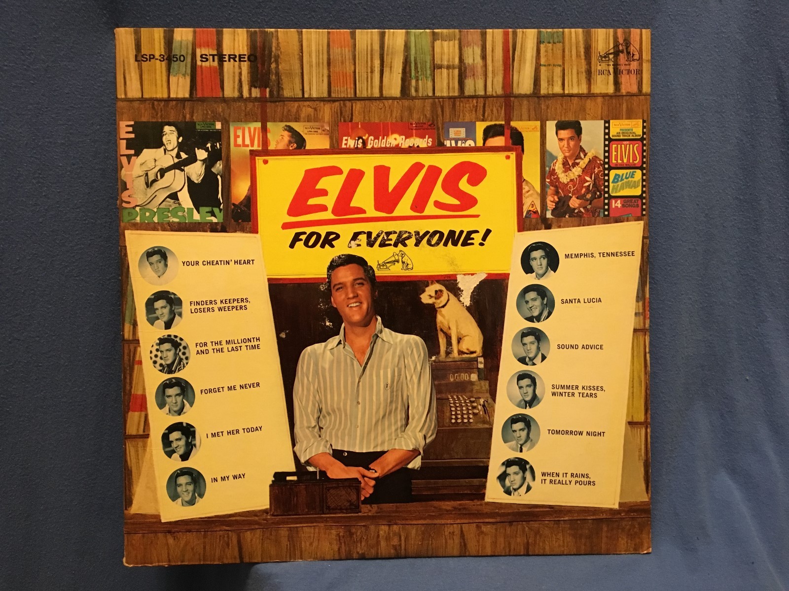 ELVIS PRESLEY Elvis For Everyone Vinyl LP Album Record 14 Great Songs ...