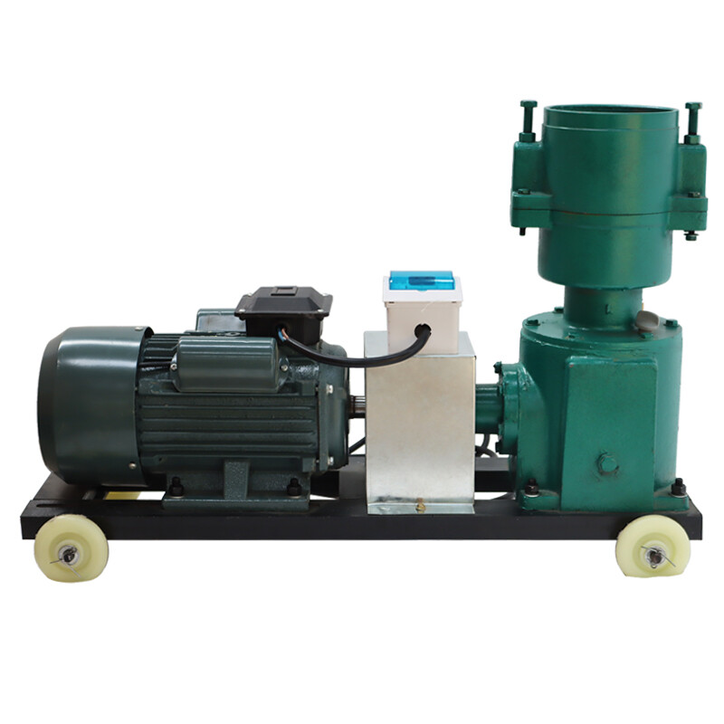 2 Head Rollers 220V 4HP 2mm Holes Farm Animal Pellet Feed Mill Machine ...