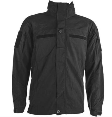 Black Softshell Jacket Military Style Commanders Water resistant ...