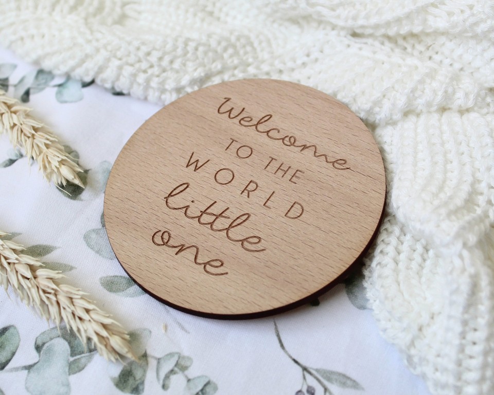 Baby Arrival Sign | Welcome to the World | Hello World My Name Is l ...