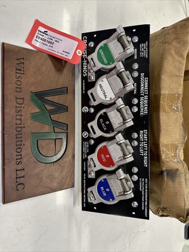CROUSE-HINDS 400A 600V Posi-Lok 5 POS Male Panel E0400-1662 NIB | eBay