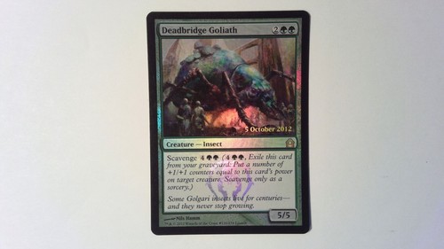 Foil Deadbridge Goliath Prerelease Return to Ravnica - Magic the ...