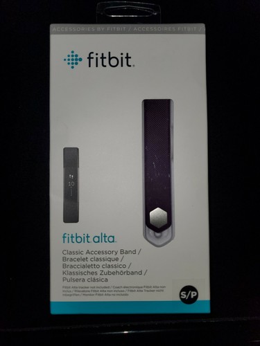 NEW Fitbit Alta Classic Accessory Band Purple Plum size S/P NIB ...