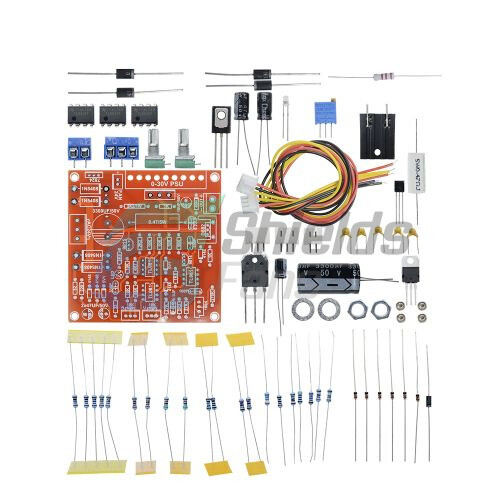 0-30V 2mA-3A Adjustable DC Regulated Power Supply DIY Kit Short w ...
