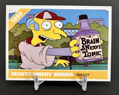 C. Montgomery Burns - Simpsons Springfield Isotopes - Custom Baseball ...