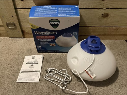 Vicks‎ Warm Steam Vaporizer Tabletop Humidifier - 1.5 Gallon Tested ...