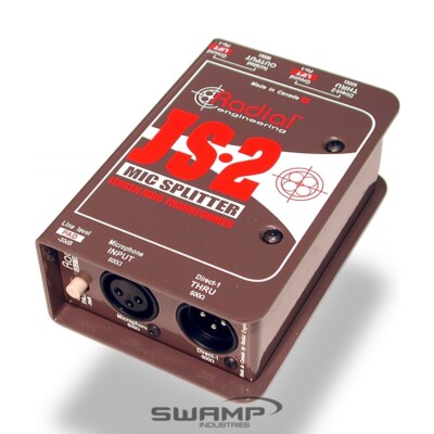 Radial JS2 Mic Splitter - 2 channel XLR Microphone Splitter | eBay