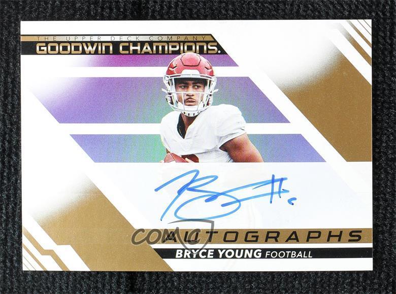 Bryce Young Autographed Signed 2022 UDA Goodwin Champions Horizontal ...