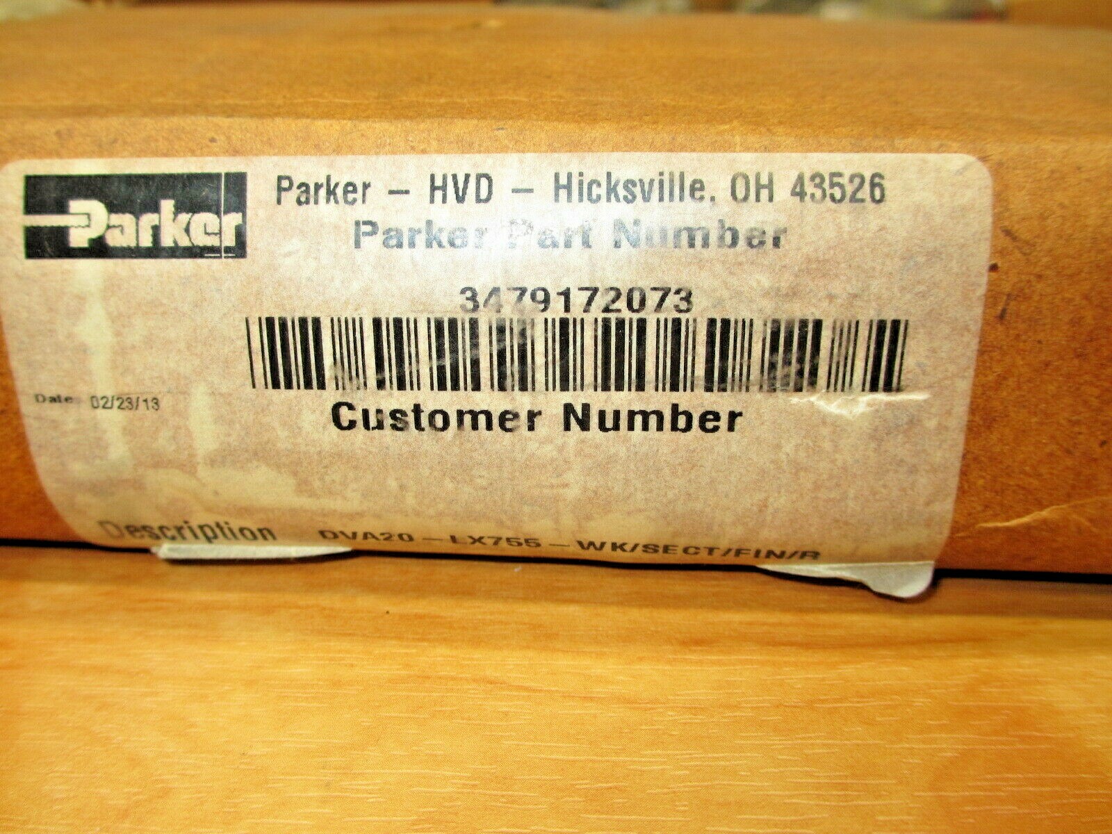 Parker 3479172073 *NEW* DVA20-LX755 Hydraulic Valve Mobile Work Section ...