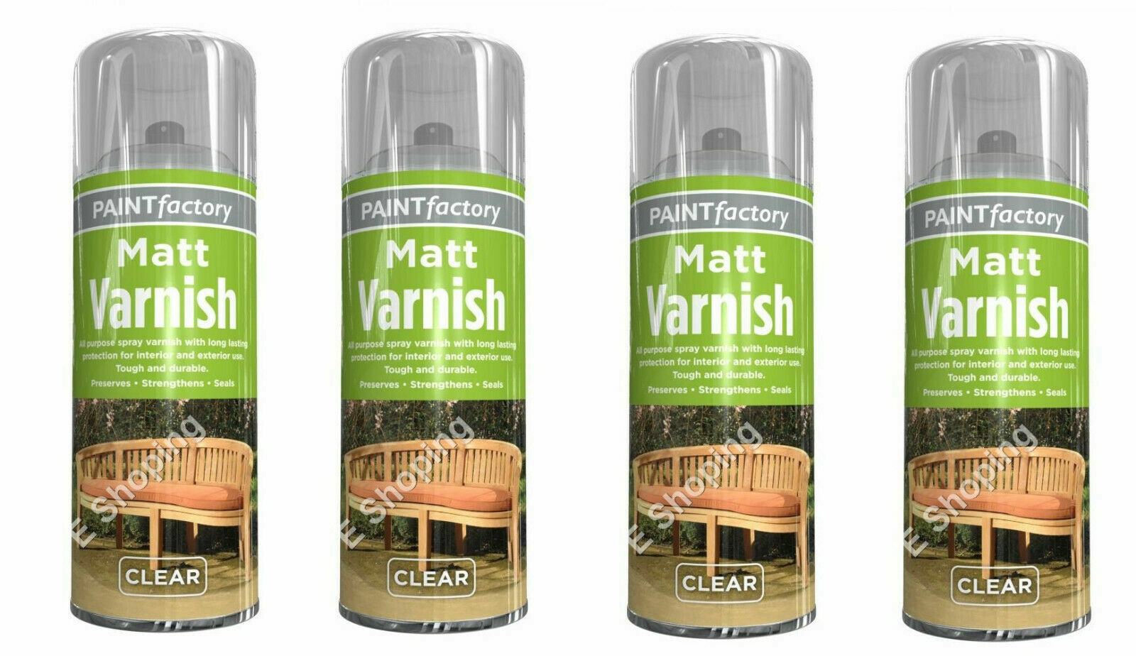 Clear Matt Varnish Spray Can Exterior Interior Aerosol All Purpose ...