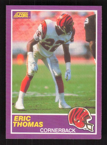 1989 Score Supplemental #394S Eric Thomas Cincinnati Bengals | eBay