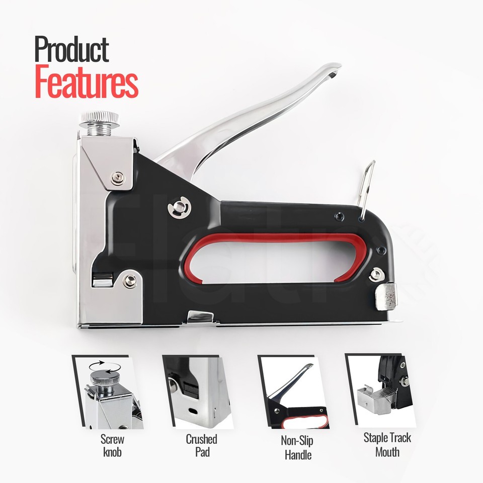 4mm-14mm Staples Heavy Duty Staple Gun Trigger Stapler Tracker ...