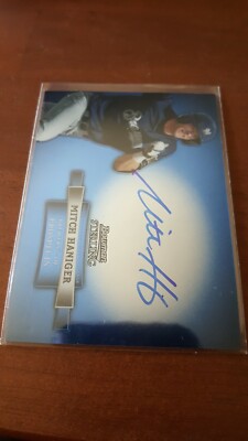 MITCH HANIGER 2012 Bowman Sterling On Card Autograph Auto Rookie RC ...