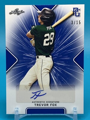 2021 Leaf Perfect Game Trevor Fox Auto Autograph # /15 SDSU Aztecs | eBay