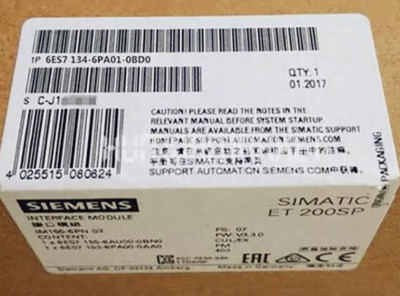 6ES7134-6PA01-0BD0 1PCS NEW SIEMENS ANALOG INPUT MODULE 6ES7134-6PA01 ...