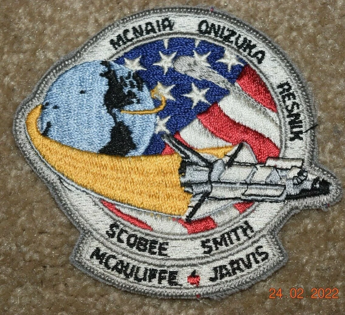 Challenger Space Mission Badge