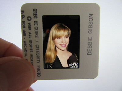 Debbie Gibson - Original Press Photo Slide Negative - 1989 - X | eBay UK