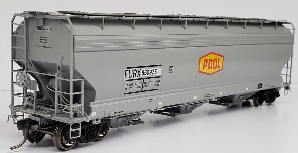 PRAIRIE SHADOWS HO Trenton Works 5250 Covered Hopper FURX Pool Ghost ...