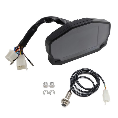 Backlight Lcd Rpm Digital Display Odometer Speedometer Universal For ...
