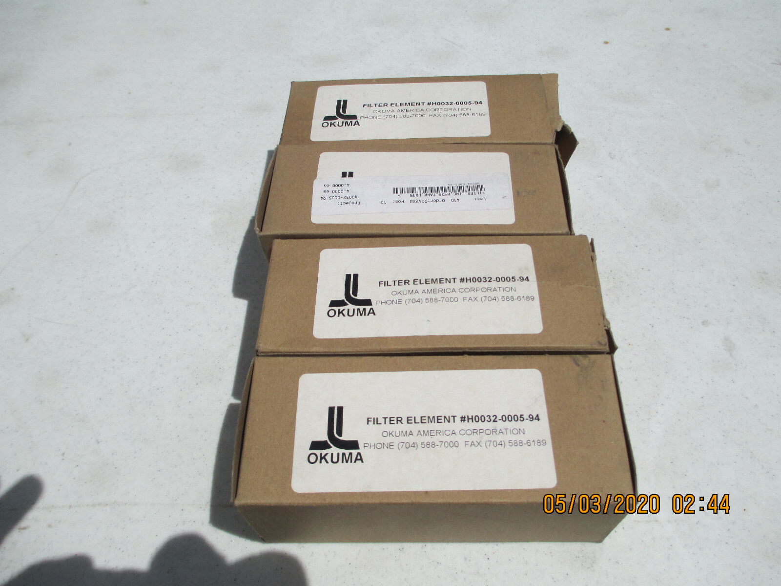 NEW OKUMA FILTER H0032-0005-94 ONE LOT OF 4 | eBay