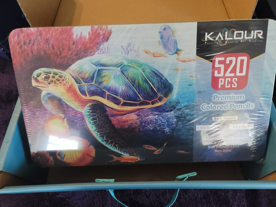 KALOUR Expert Colored Pencils,Set of 520 Colors,Artists Christmas Gift ...