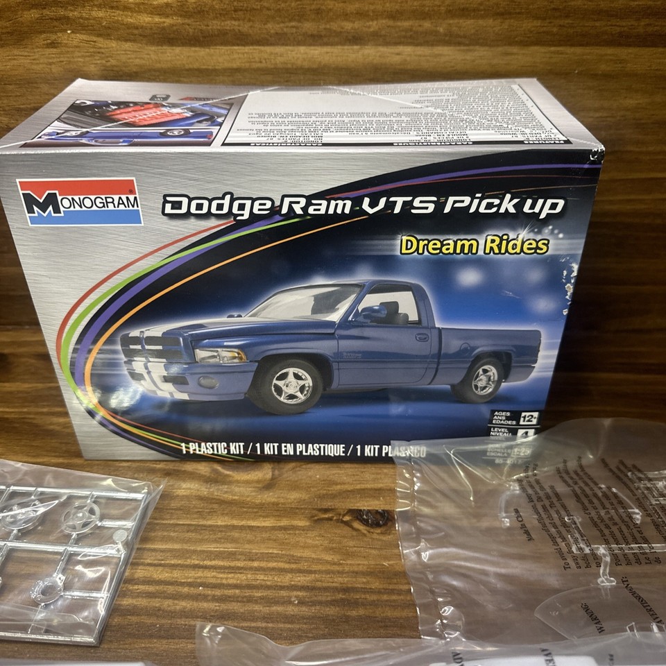 Monogram Dream Rides Dodge Ram VTS Pickup 1:25 Model Kit Sealed Bags | eBay