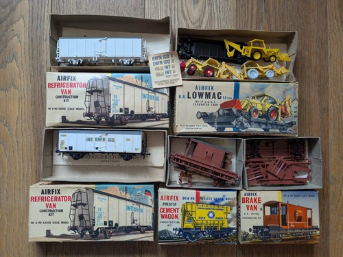 Airfix LARGE job lot of 38 built partbuilt started & incomplete boxed ...