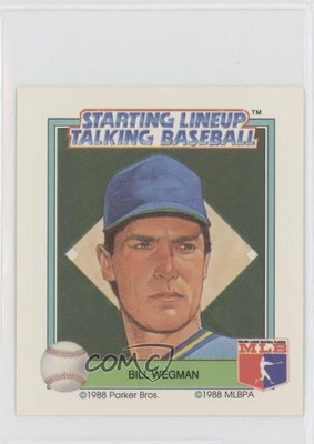 1988 Starting Lineup Talking Baseball Milwaukee Brewers Bill Wegman #26 ...