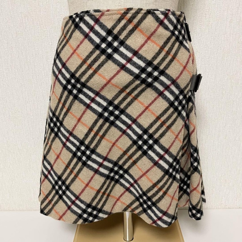 Burberry Blue Label Nova Plaid Mini Skirt FLF33 Sz36 | eBay