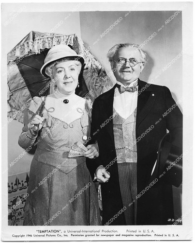 o10717 1946 orig photo Ludwig Stossel & Ilka Gruning in fancy pith ...