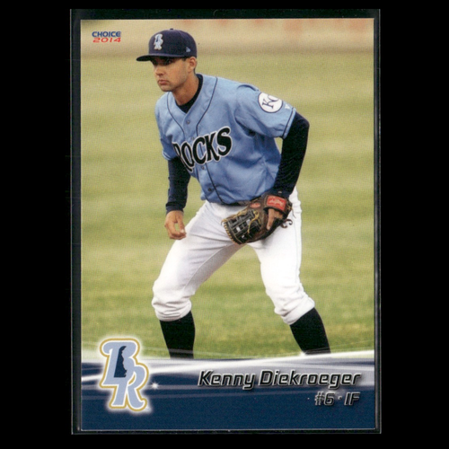 Kenny Diekroeger 2014 Wilmington Blue Rocks Team Set Baseball Card MLB ...