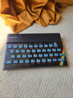 Sinclair ZX Spectrum 48k Computer, Rubber Keys Please Read Description ...