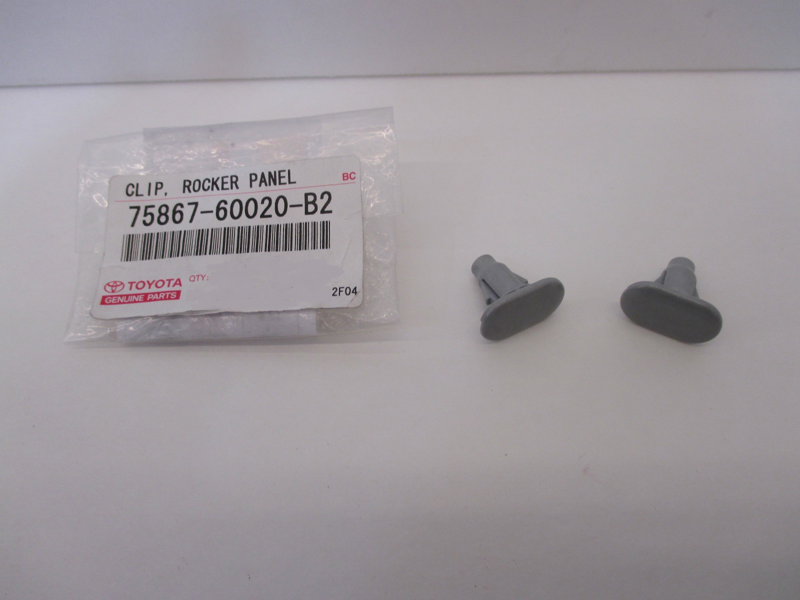 LEXUS OEM FACTORY ROCKER MOULDING CLIPS X2 2003-2004 GX470 SILVER 75867 ...