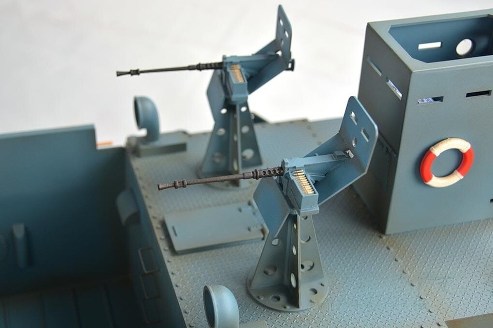 RC Boat Bancroft 1944 Normandy LCM3 Barge 1:16 Scale 970mm 38" Landing ...